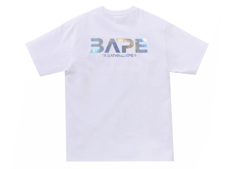 BAPE Moon Photo Ape Head Tee White Men's - FW23 - US