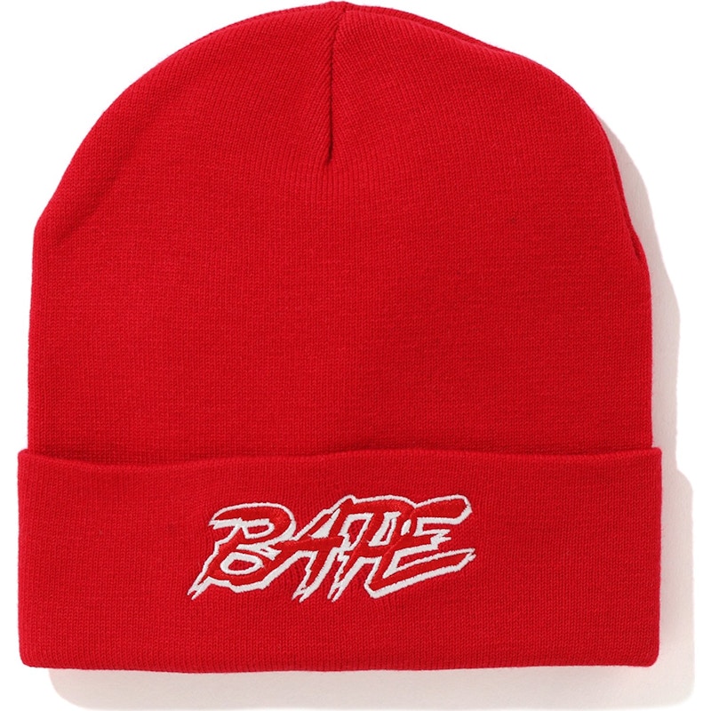 BAPE Motor Sport Knit Cap Red Men's - FW19 - US