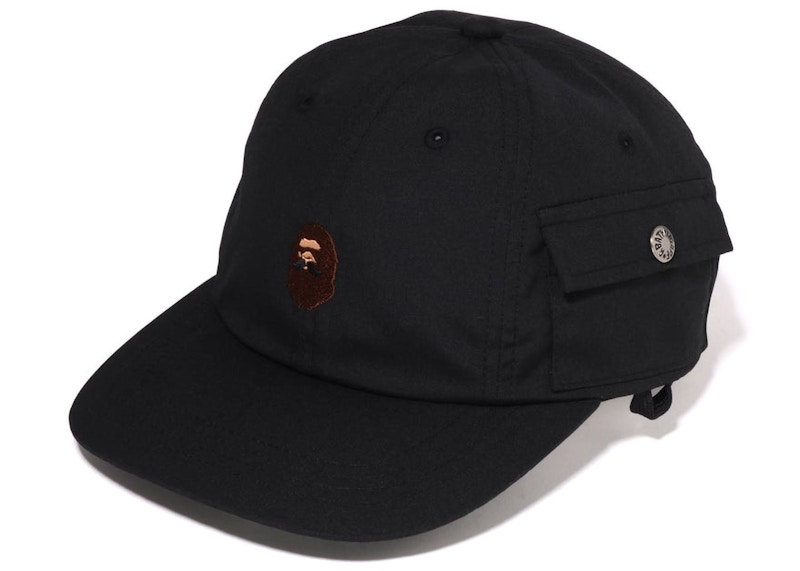 BAPE Mr Bathing Ape Pocket Cap Black Men's - SS23 - US