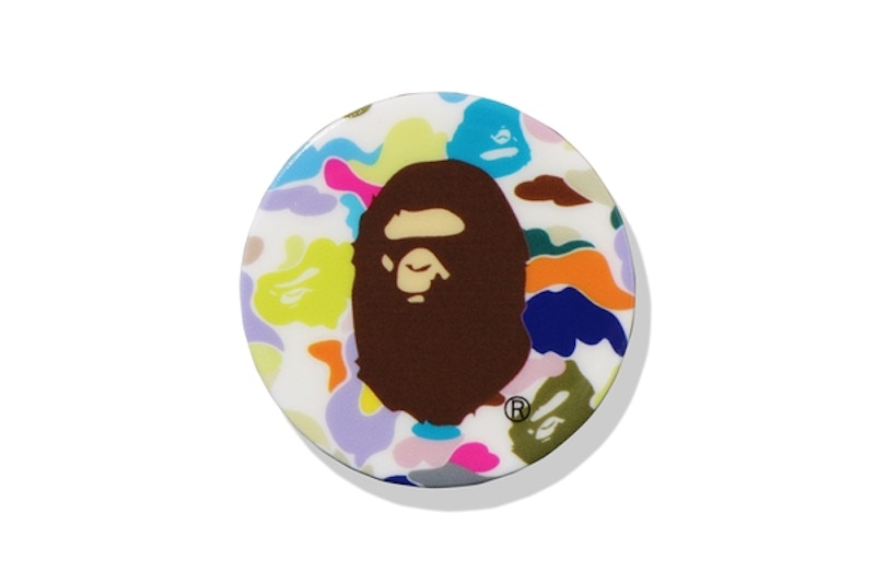 BAPE Multi Camo Ape Head Popsocket White - FW19 - US