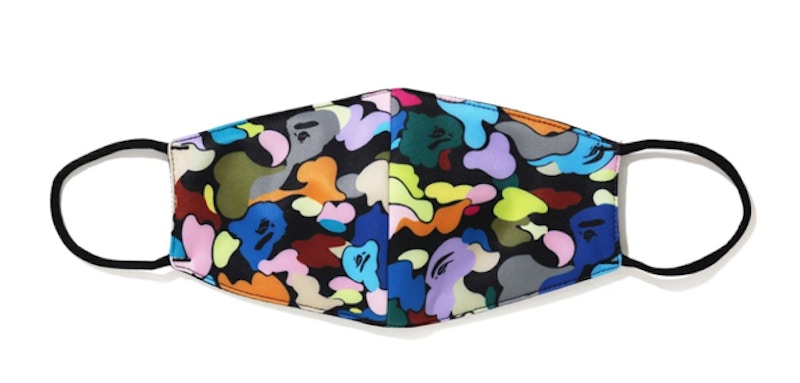 BAPE Multi Camo Facemask Black - SS20 - US