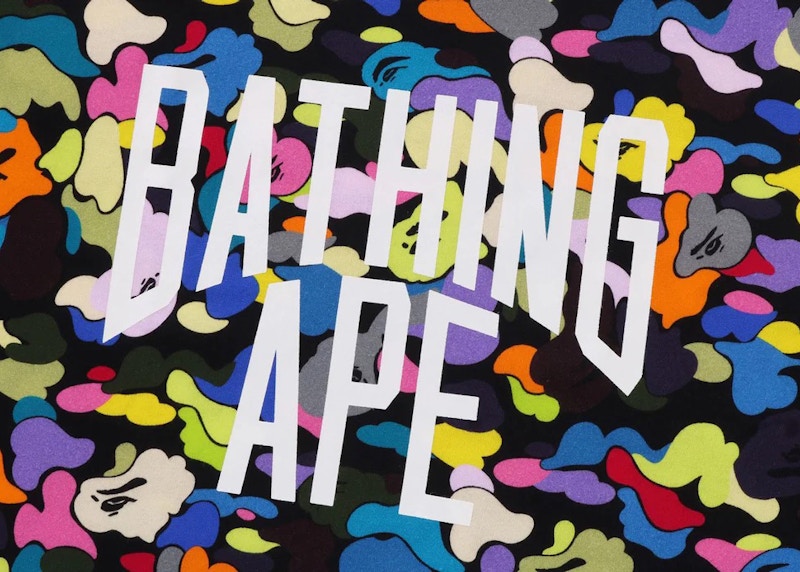 BAPE Multi Camo NYC Logo Tee Multicolor/Black Men's - SS23 - US