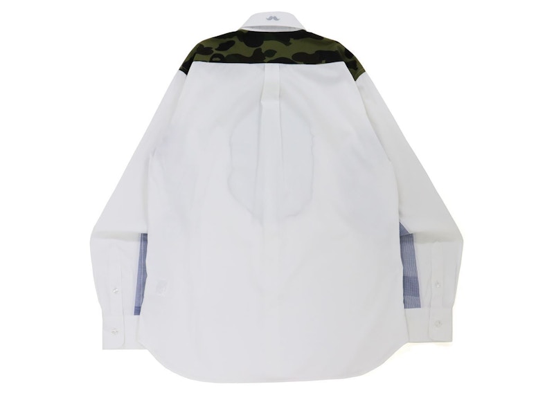 BAPE Multi Pattern Shirt White Men's - FW21 - US