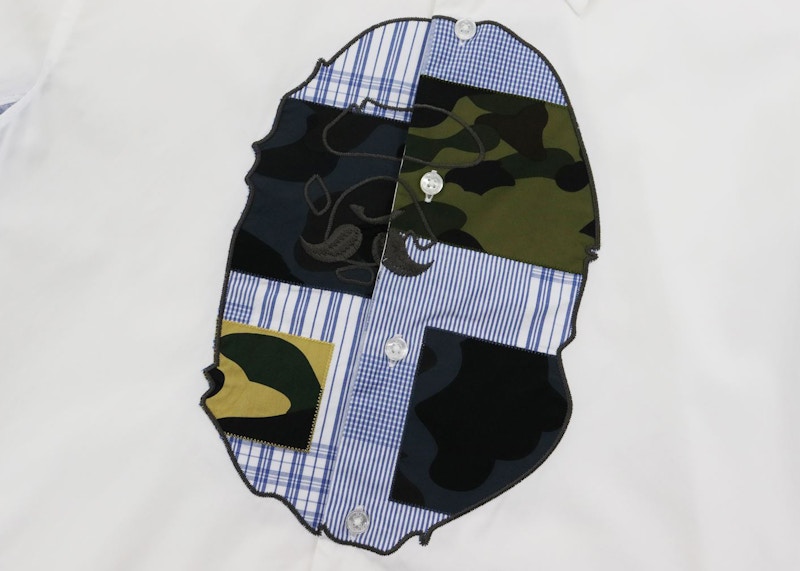 BAPE Multi Pattern Shirt White Men's - FW21 - US