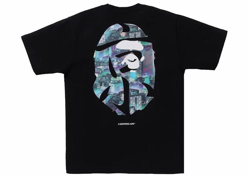BAPE Neon Tokyo Tee Black Men's - FW23 - US