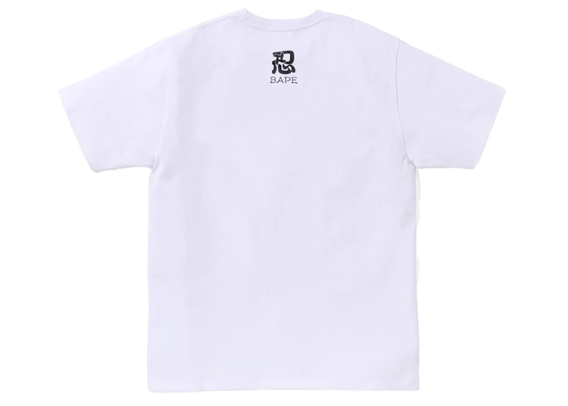 BAPE Ninja College Tee White Hombre - SS23 - ES