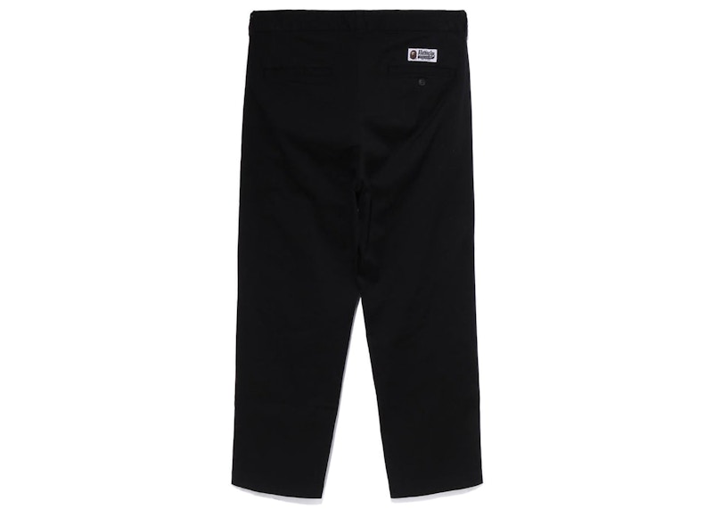 BAPE One Point Loose Fit Chino Pants (SS23) Black Men's - SS23 - US