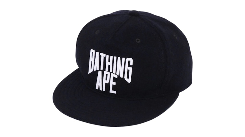 BAPE Patch Snap Back Cap Navy Men's - FW25 - US