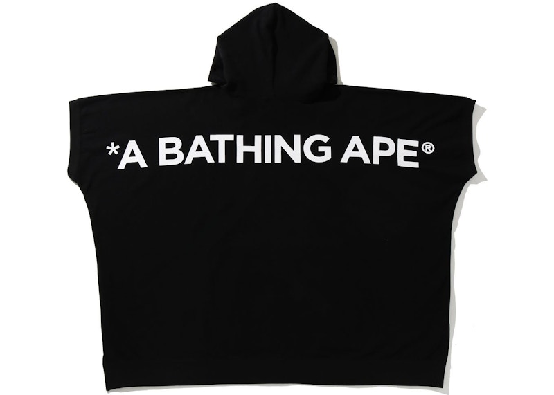BAPE Poncho Pullover Hoodie Black Men's - SS21 - US