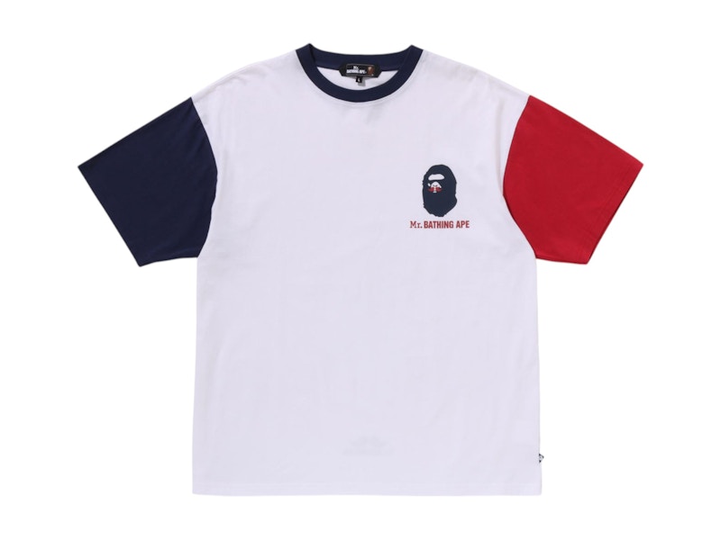 BAPE Print 7 Tee White Men's - SS25 - US