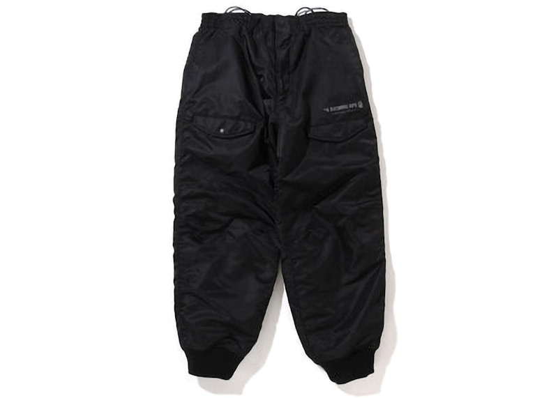 BAPE Puffy Flight Pants Black Men's - FW22 - US
