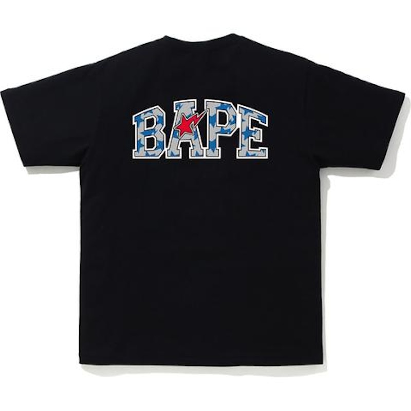 BAPE STA Pattern Tee (FW20) Black/Gray - FW20