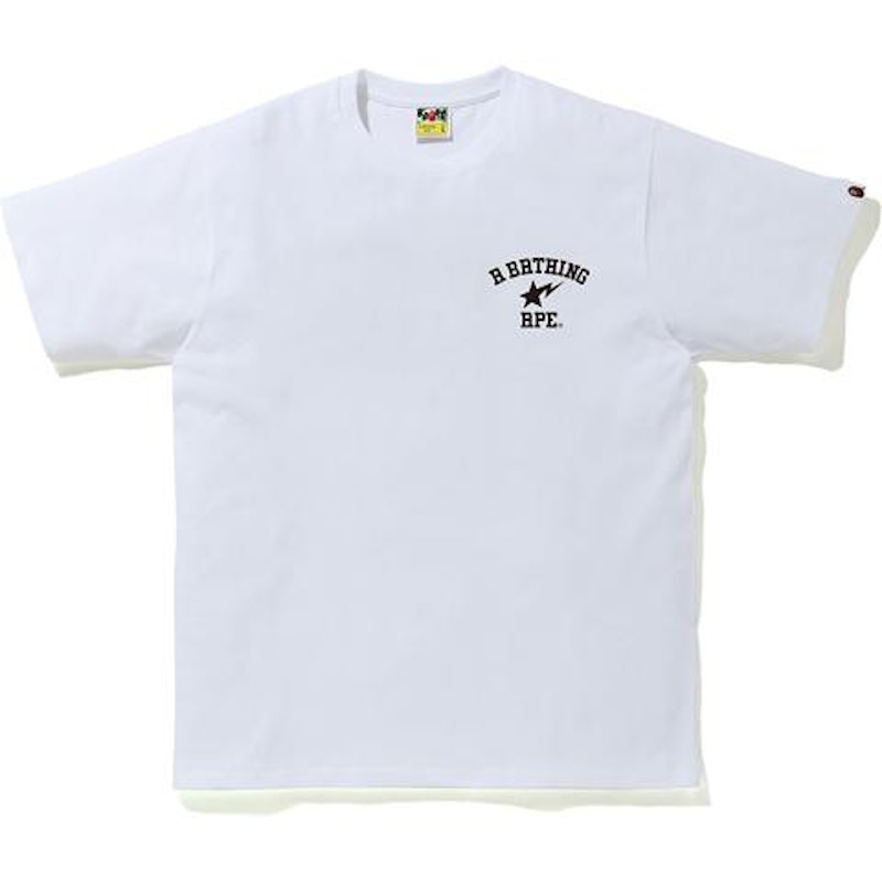BAPE STA Pattern Tee (FW20) White/Black Men's - FW20 - US