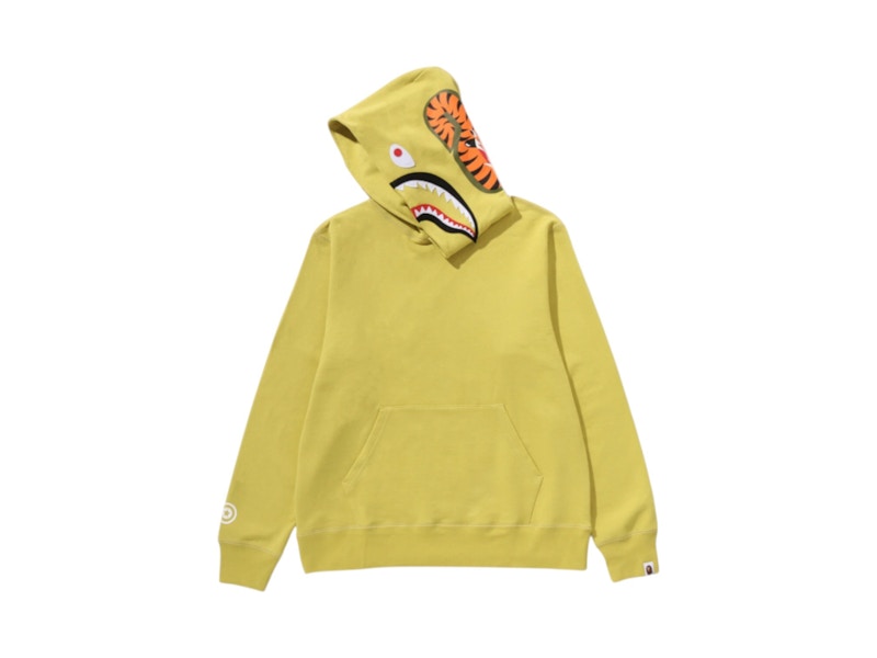 BAPE Shark Pullover Hoodie (FW25) Yellow Men's - FW25 - US