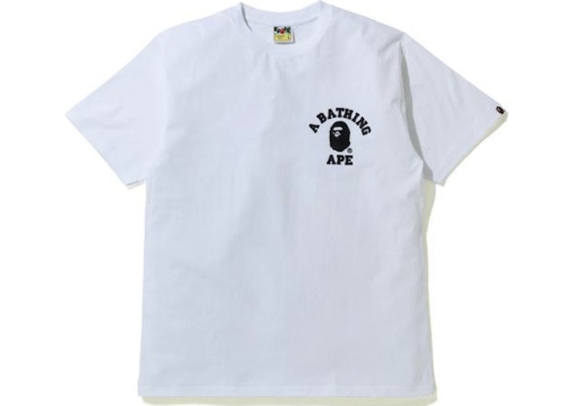 BAPE Silicon College One Point T-Shirt White Men's - SS20 - US