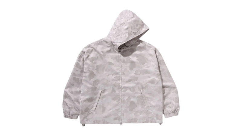 BAPE Solid Camo Shark Full Zip Jacket Gray - SS25 - US