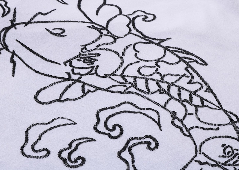 BAPE Souvenir Koi Fish Tee White Men's - SS24 - US