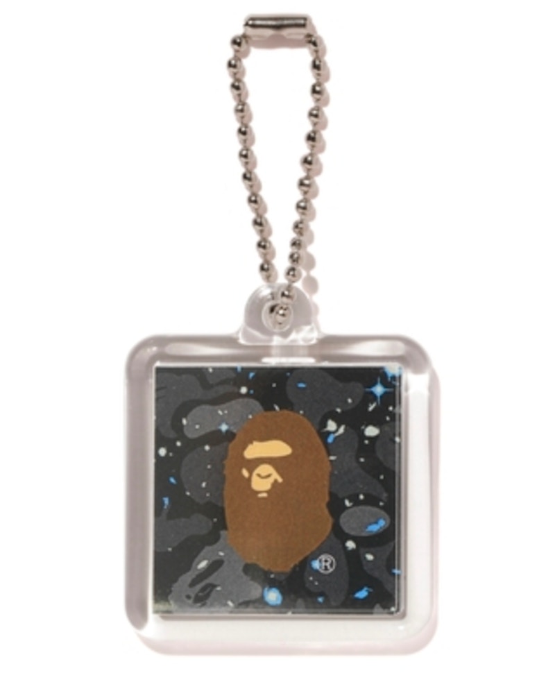 BAPE Space Camo Keychain Black - US