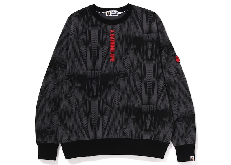 BAPE Speed Racer Relaxed Fit Crewneck Black - SS23 - DE