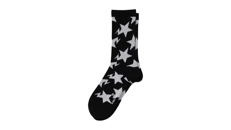 BAPE Sta Pattern Socks (SS25) Black Men's - SS25 - US