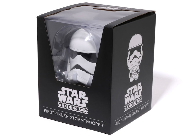BAPE Star Wars x Baby Milo VCD First Order Stormtrooper Figure White ...