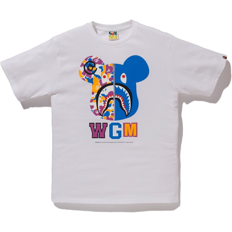BAPE Store LA Shark Bear Tee White Men's - SS20 - US