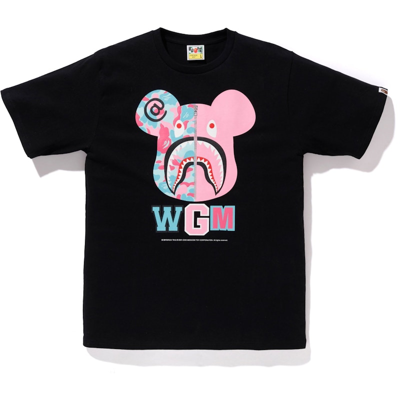 BAPE Store Miami Shark Bear Tee Black Men's - SS20 - US