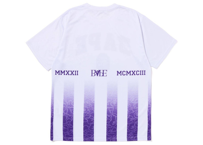 BAPE Team Jersey Tee White Men's - FW22 - US