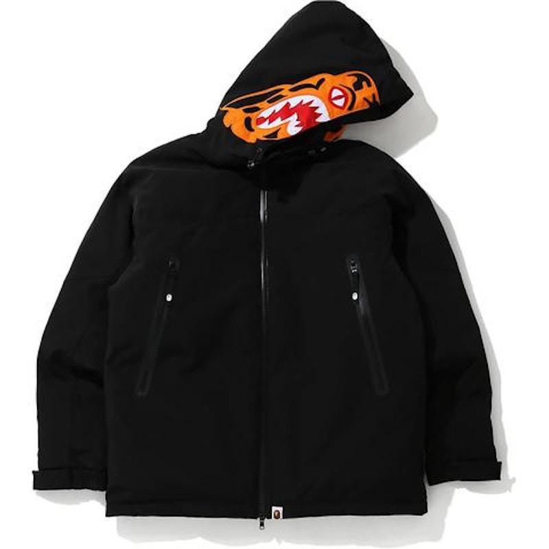 BAPE Tiger Hoodie Down Jacket (FW20) Black Men's - FW20 - US