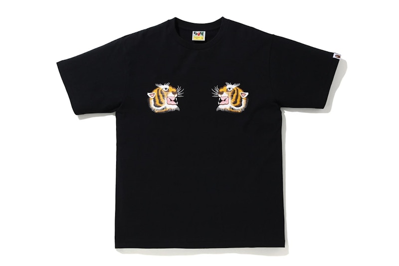 BAPE Tiger Tee Black Men's - FW23 - GB