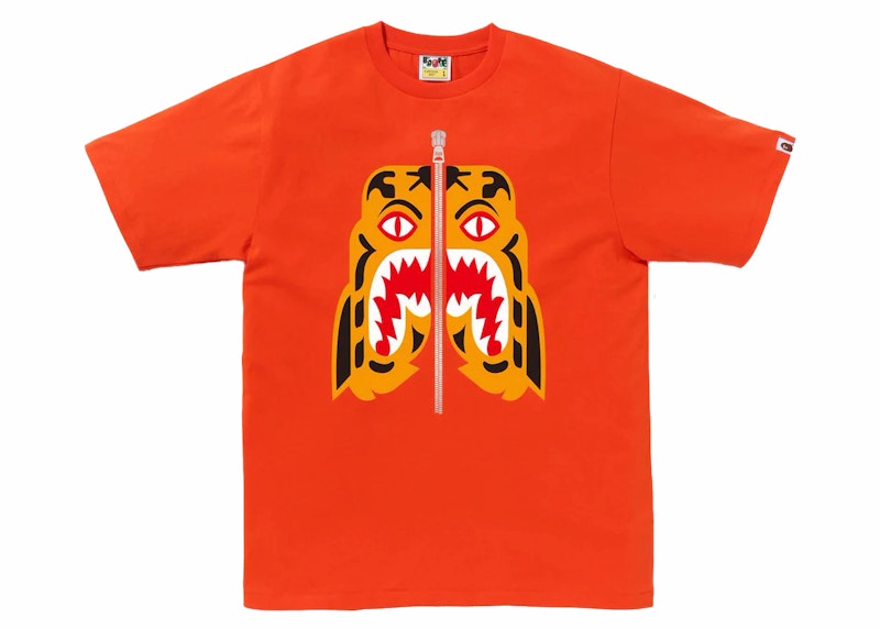 BAPE Tiger Tee (FW23) Orange Men's - FW23 - US