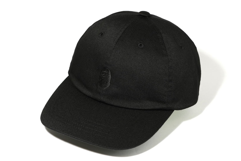 BAPE Tonal Ape Head One Point Panel Cap Black Men's - SS20 - US