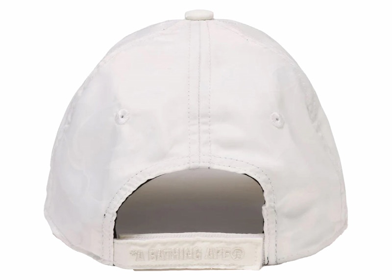 BAPE Tonal Solid Camo Cap Ivory Men's - FW23 - US