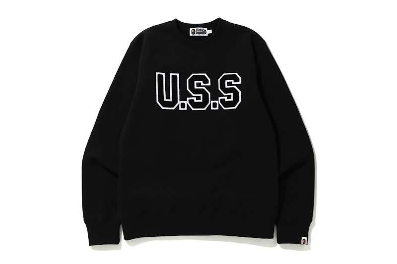 BAPE Trade Mark Crewneck Black Men's - SS20 - US