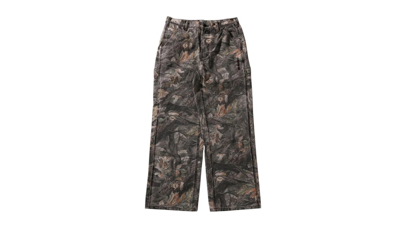BAPE Tree Edge Camo Relaxed Fit Work Pants Brown Men's - FW25 - US