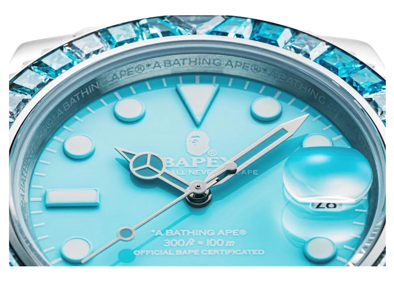 BAPE Type 1 Crystal Stone BAPEX Watch Sax - FW23 - US