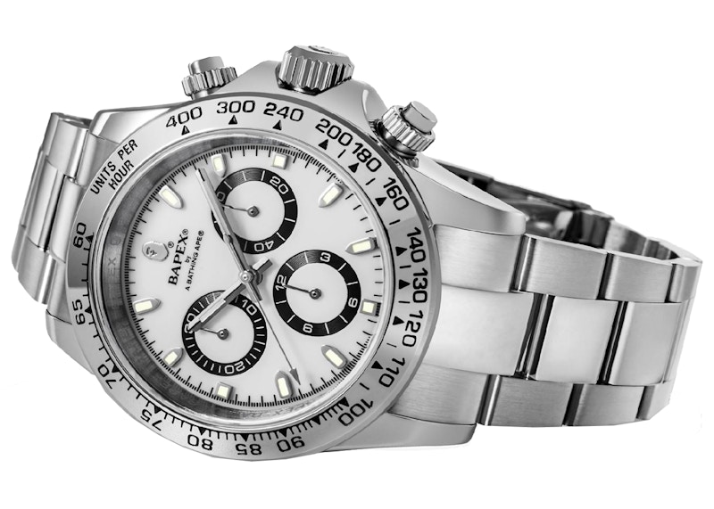 BAPE Type 4 BAPEX Watch Silver/White - SS22 - US