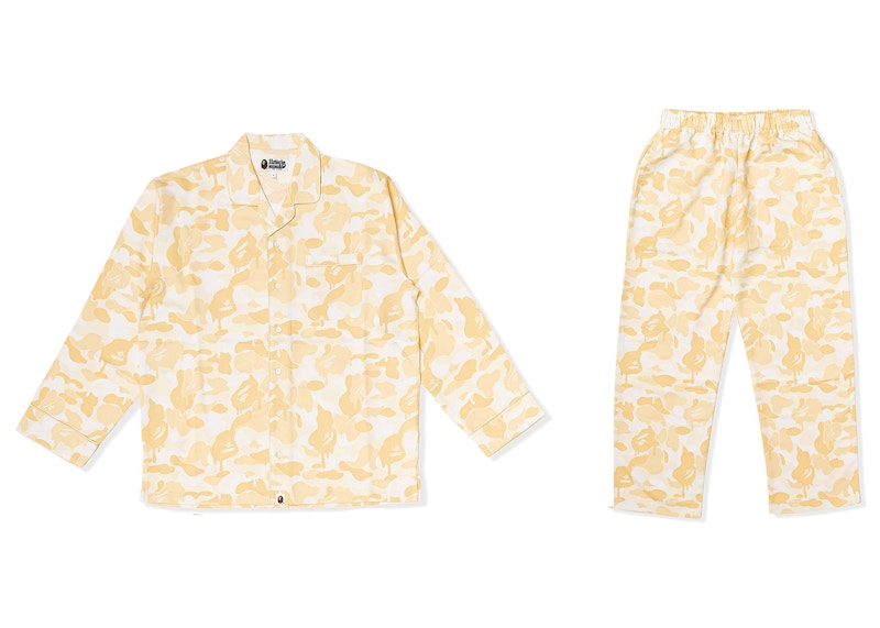 BAPE Valentine Chocolate Camo Pajamas Ivory Men's - SS23 - US