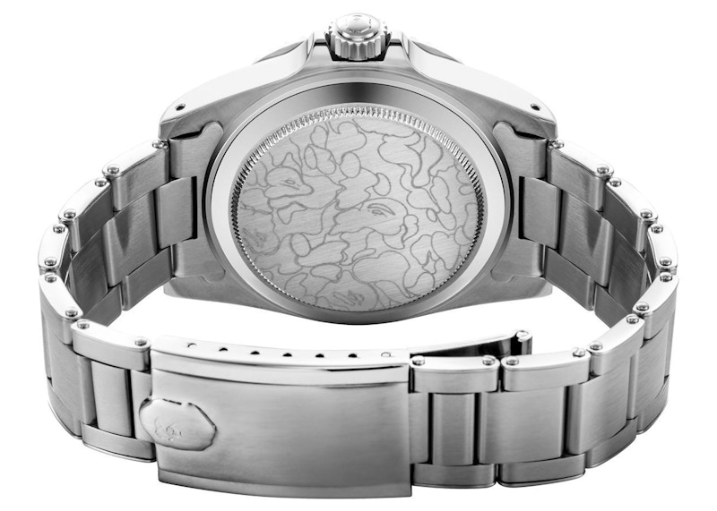 BAPE Vintage Type 2 BAPEX Watch Silver Men's - FW21 - US