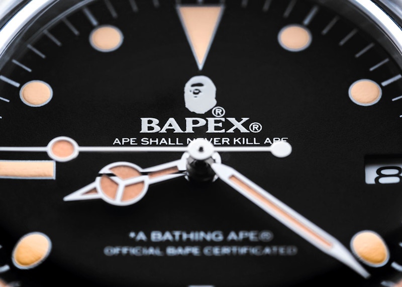 BAPE Vintage Type 2 BAPEX Watch Silver Men's - FW21 - US