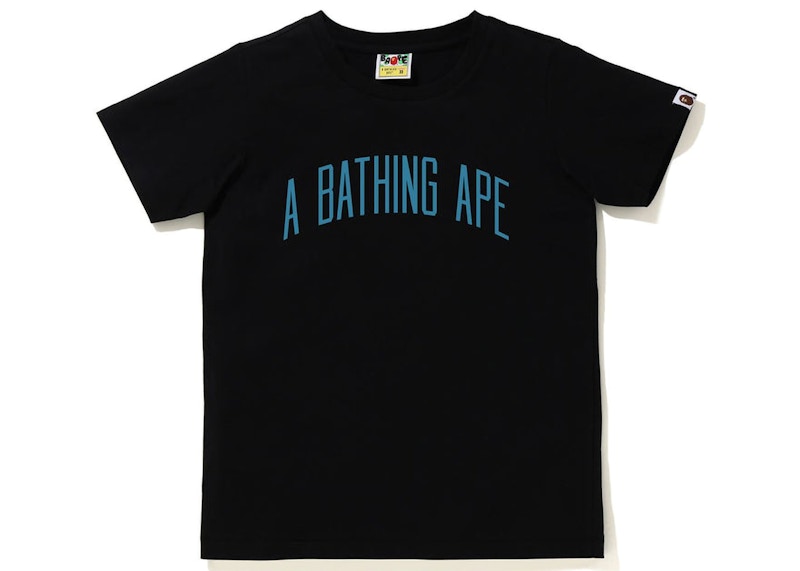 BAPE Womens A Bathing Ape Letter Tee Black - SS22 - US