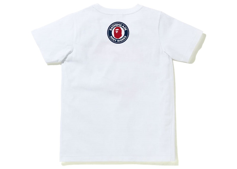 BAPE Womens A Bathing Ape Letter Tee White - SS22 - US