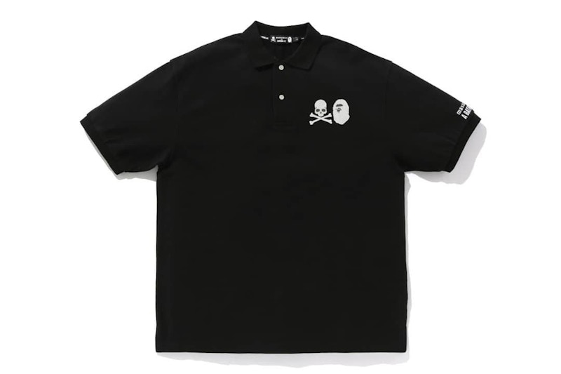 BAPE vs. Mastermind Glitter Logo Polo Black Men's - FW19 - US