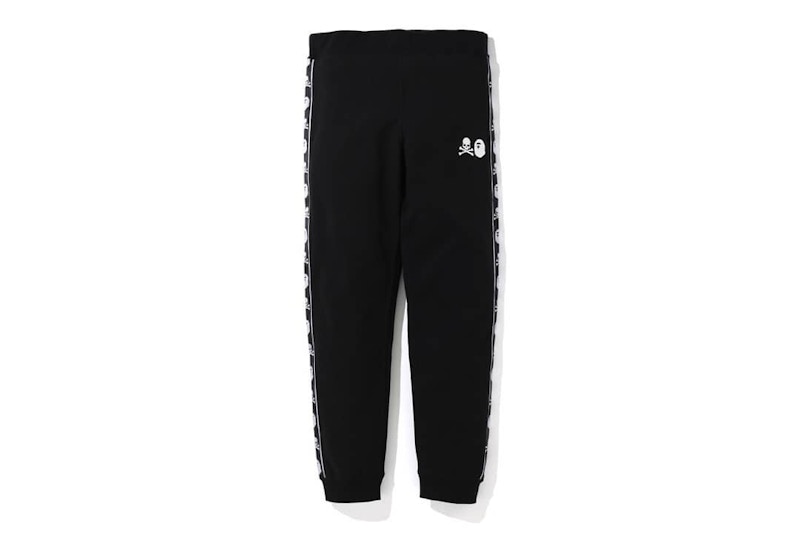 BAPE vs. Mastermind Logo Tape Sweat Pants Black Men's - FW19 - US