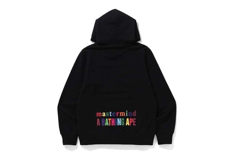 BAPE vs. Mastermind Rainbow Logo Pullover Hoodie Black Men's - FW19 - US