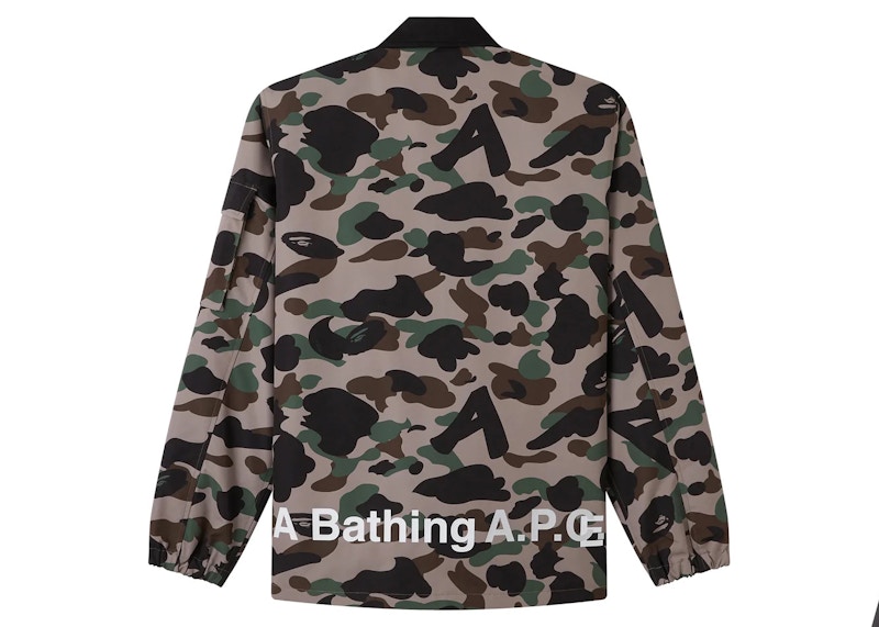 BAPE x A.P.C Coach Jacket Khaki Green - FW22 - US