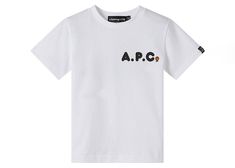 BAPE x A.P.C Kids Milo Ape I T-shirt White - FW22 - US