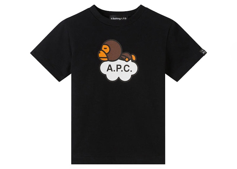 BAPE x A.P.C Kids Milo Cloud T-shirt Black Kids' - FW22 - US