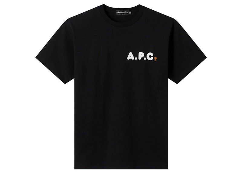 BAPE x A.P.C. Kids Milo on APC Wide T-Shirt Black Kids' - FW22 - US