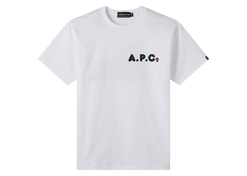 BAPE x A.P.C Milo Ape T-shirt White - FW22 - US